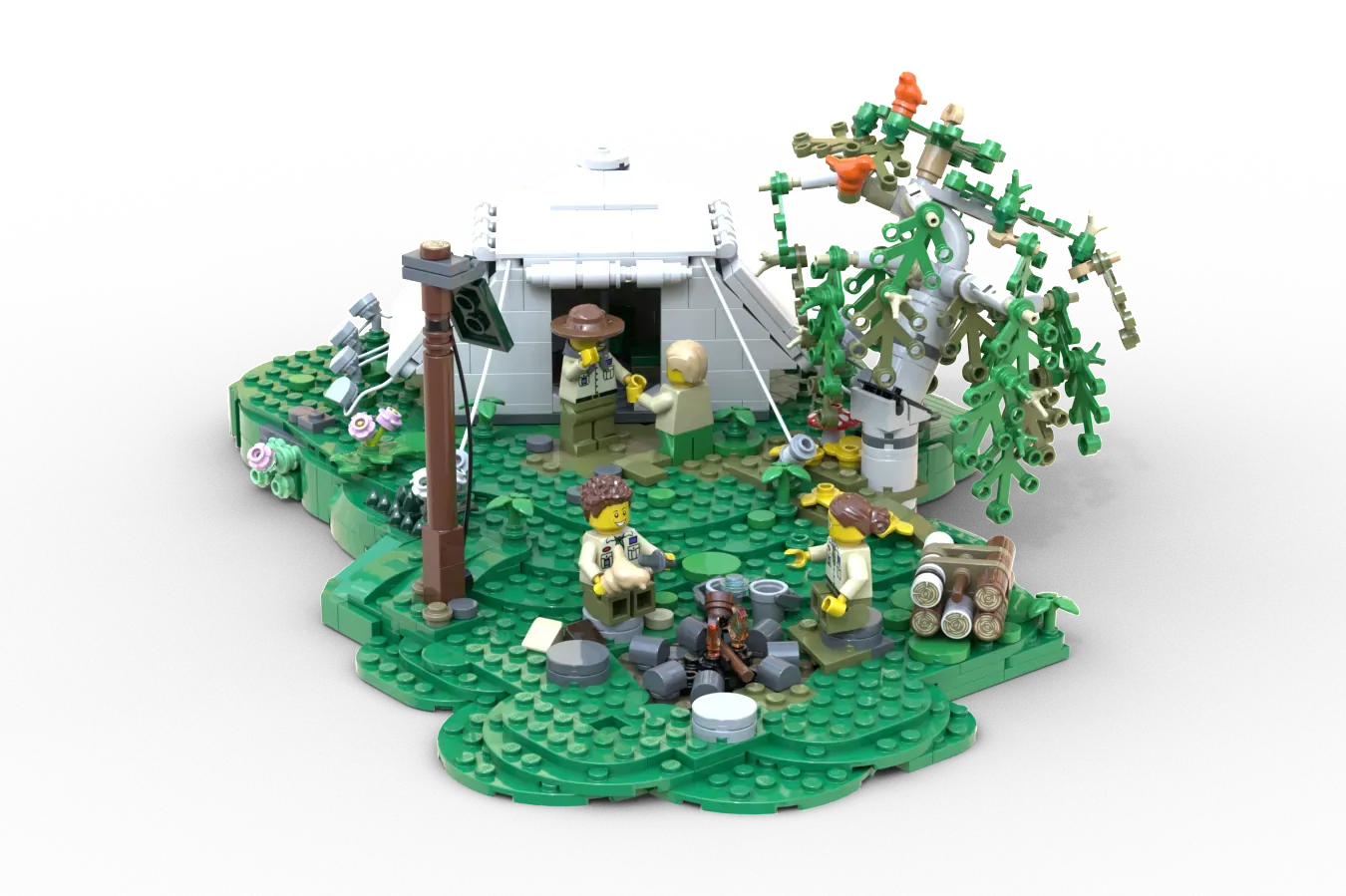 LEGO IDEAS - Summer Camp of Scouts
