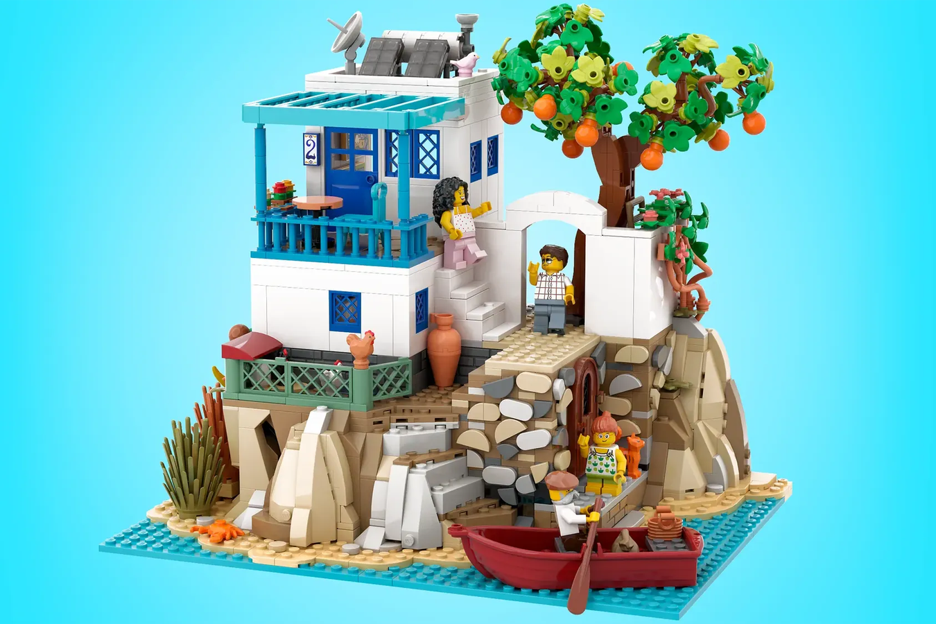 Lego House Plans One Story Mediterranean LEGO® Friends Review & MOC: