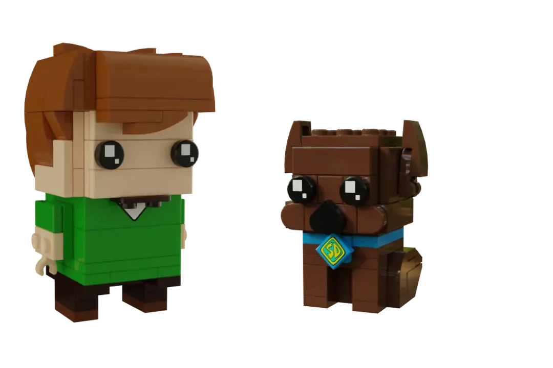 LEGO IDEAS - Shaggy & Scooby-Doo BrickHeadz