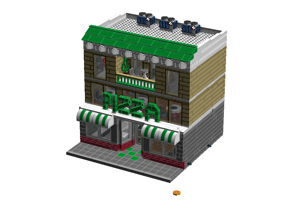 LEGO IDEAS - Modular Pizza Shop