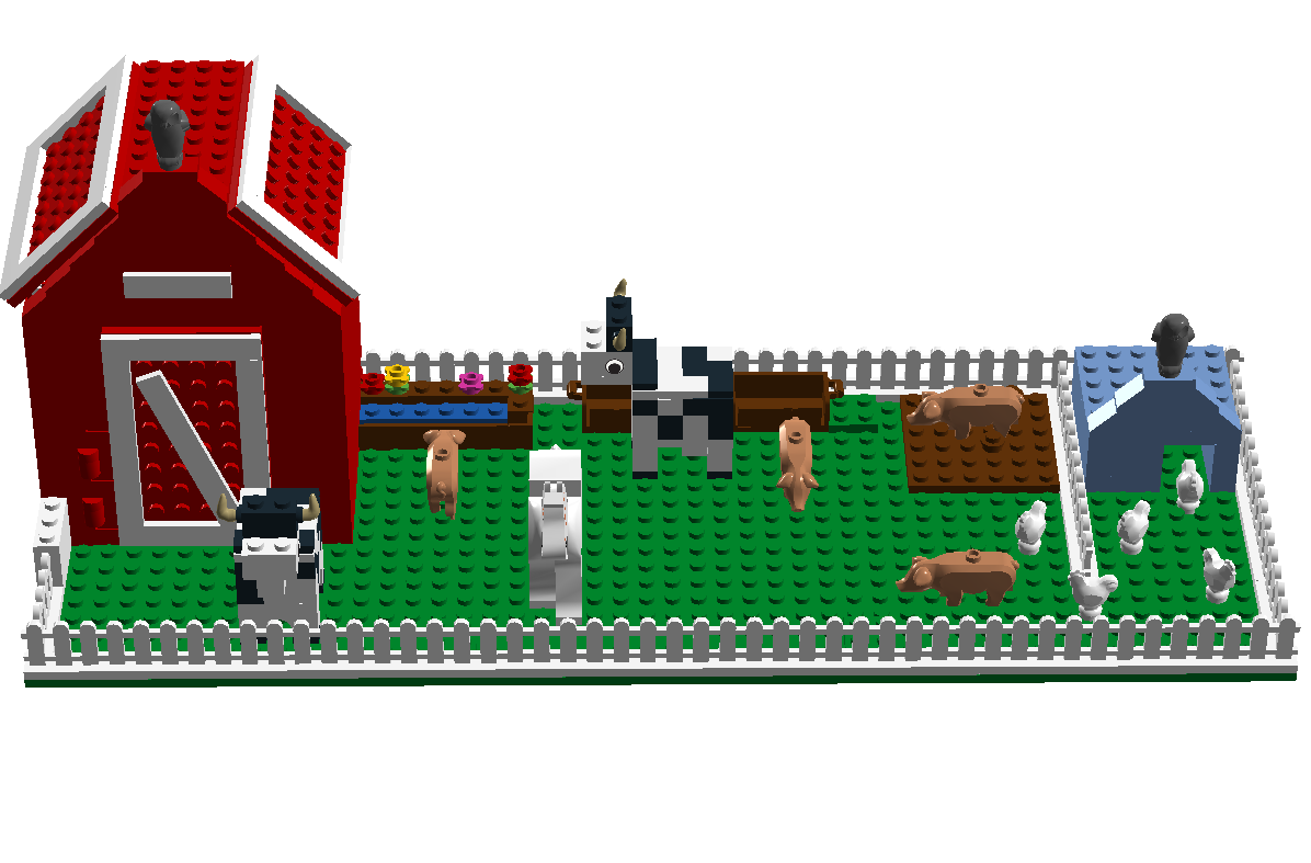 LEGO IDEAS - Farmer Joe and his Barnyard Animals