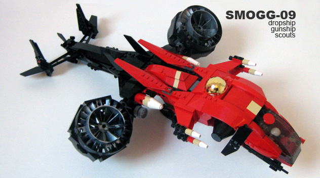 LEGO IDEAS - Feroce Smogg-09 multitask carrier ship