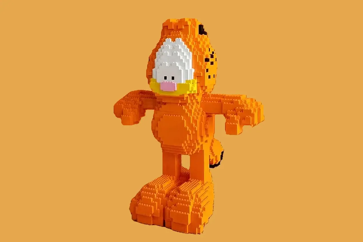 LEGO IDEAS - XXL GARFIELD – A Classic Brick Tribute to the Iconic Cat