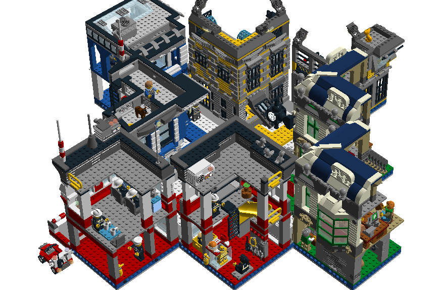 LEGO IDEAS - Lego Parcheesi - Extra Buildings