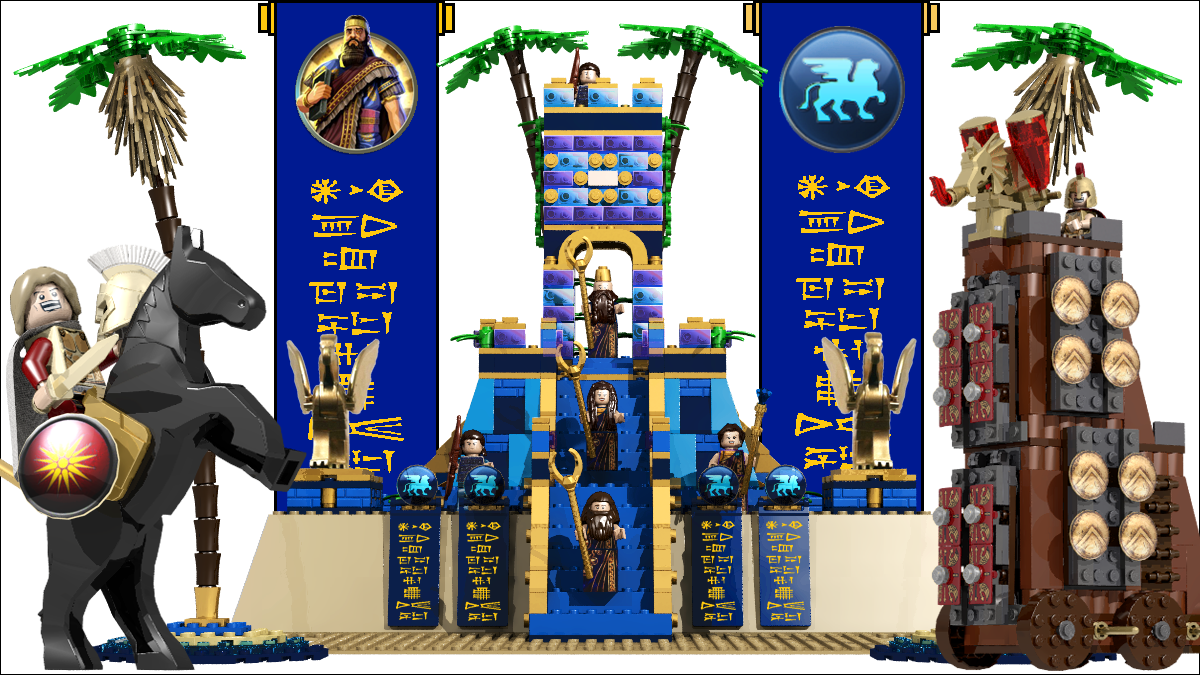 LEGO IDEAS - Level 4: Nebuchadnezzar Joins Forces at Babylon