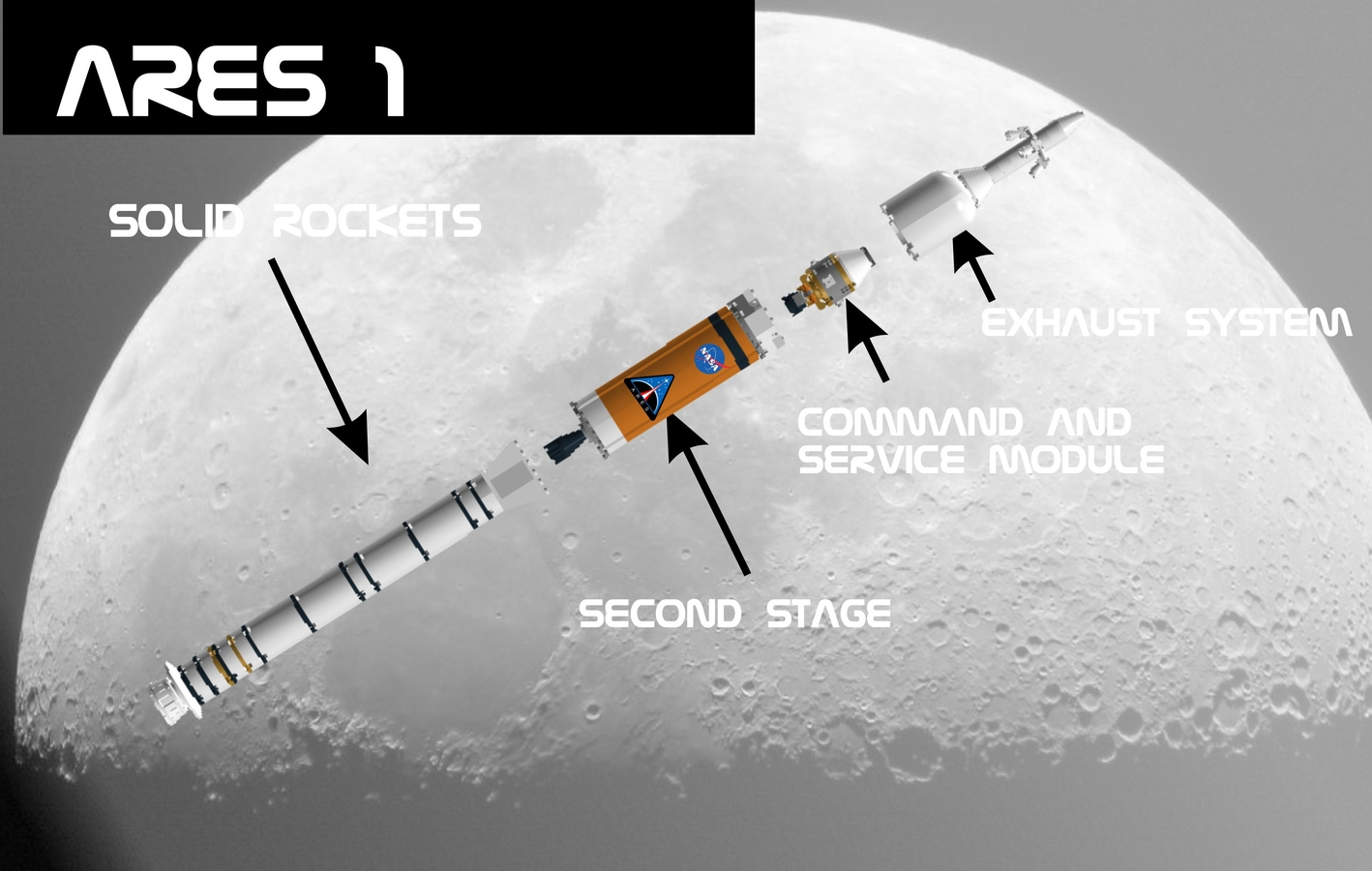 LEGO IDEAS - Ares 1 and Orion Spacecraft