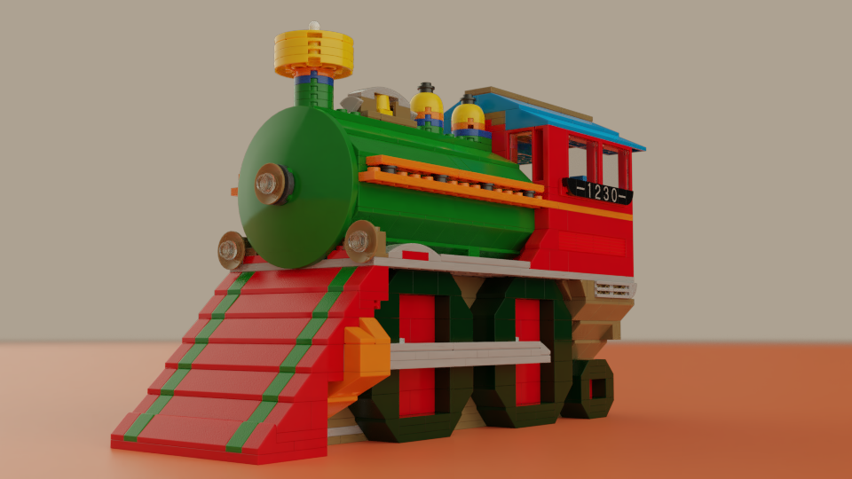 LEGO IDEAS - 0-4-2 Display Steam Locomotive