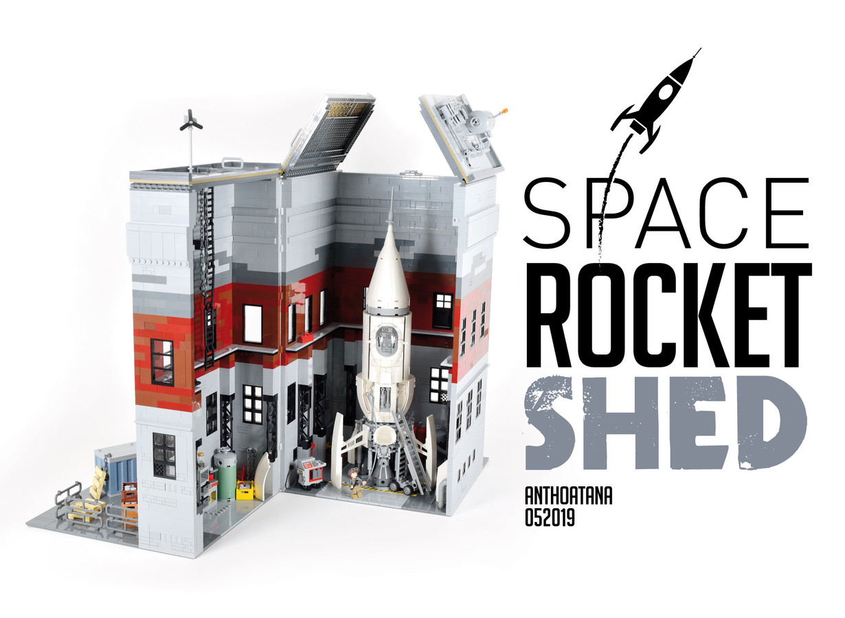 LEGO IDEAS - A26 Space Rocket Shed