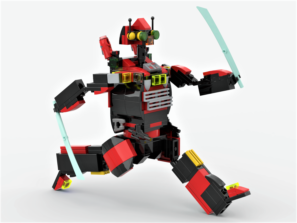 LEGO IDEAS - Warrior Robot - With 23 Points of Articulation
