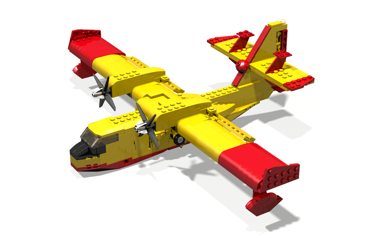 LEGO IDEAS - Canadair CL-415 magnetic catch&release lego water bricks ...