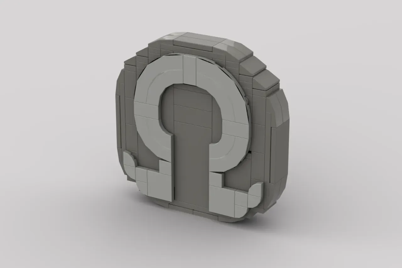 Omega Symbol 3d