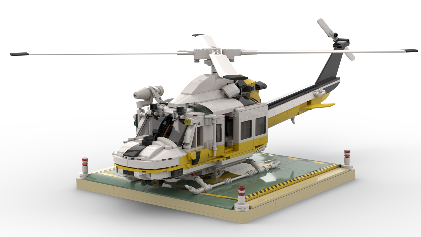 LEGO IDEAS - Bell 412 Los-Angeles County Fire Edition.