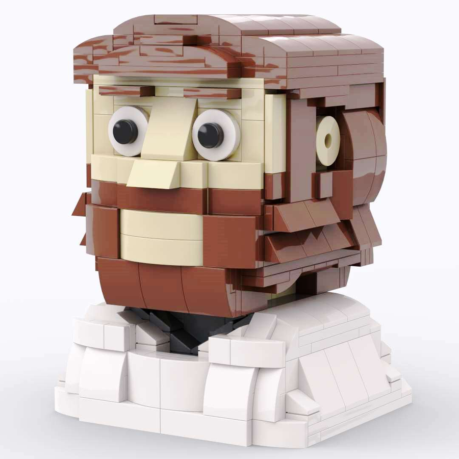 LEGO IDEAS - Bearded Man Bust