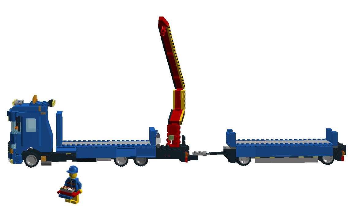 LEGO IDEAS - Containertruck With Loading Crane