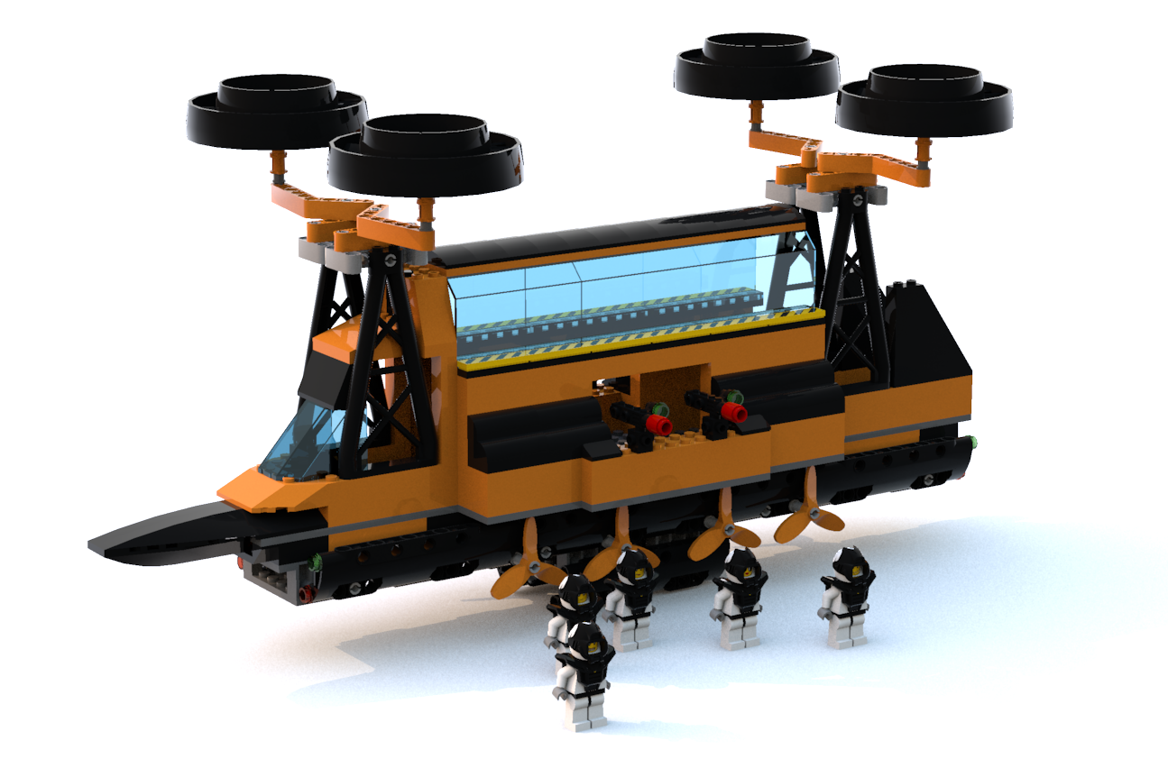 LEGO IDEAS - Sci-Fi Armed Airship