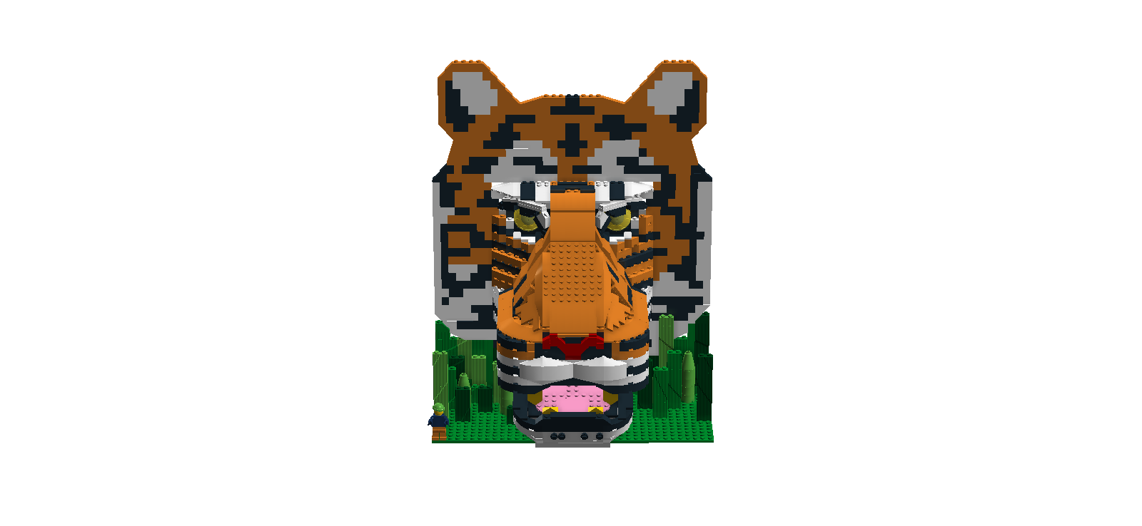 Lego Ideas Tiger 2d3d