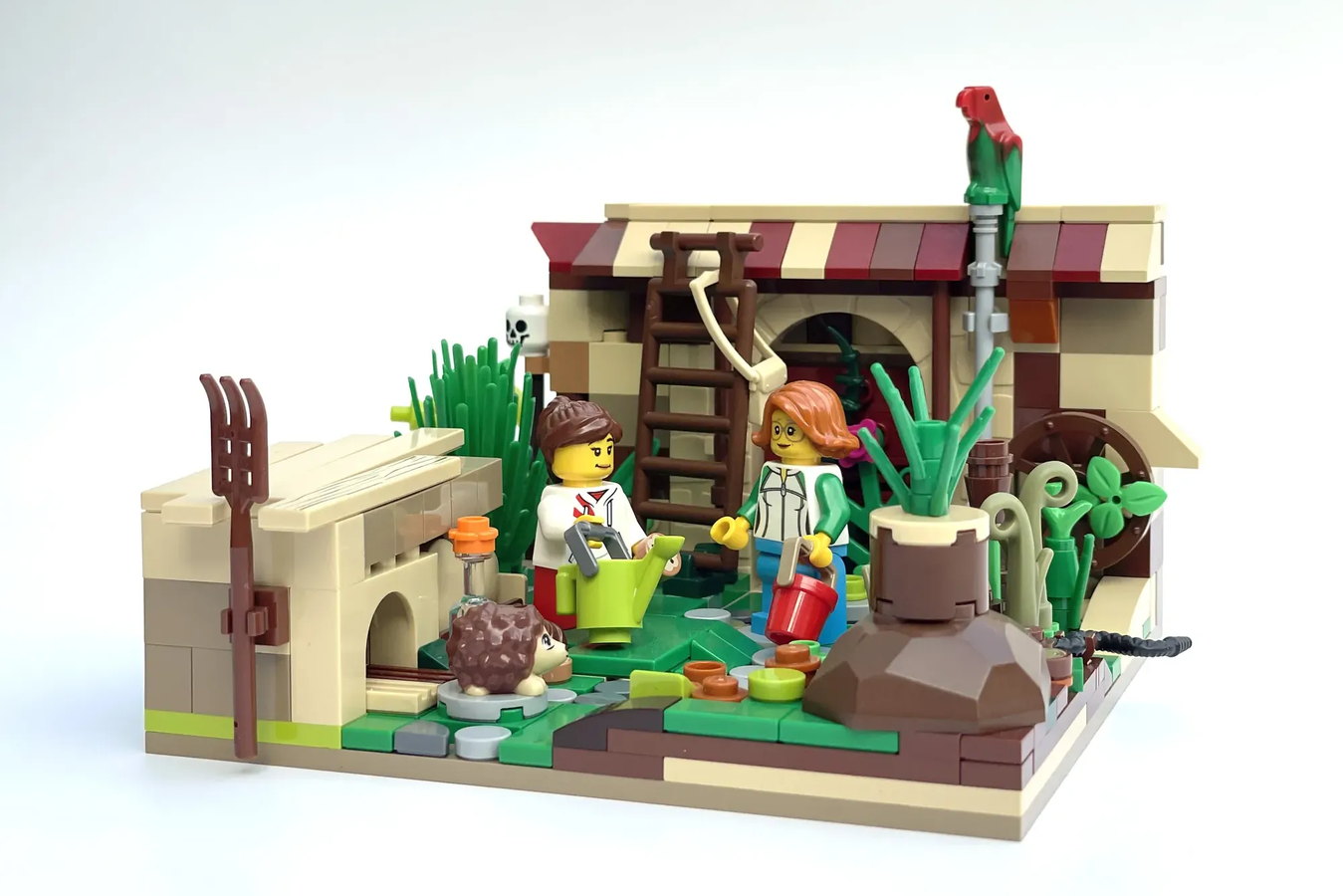 LEGO IDEAS - The Hedgehog Idyll in Our Garden