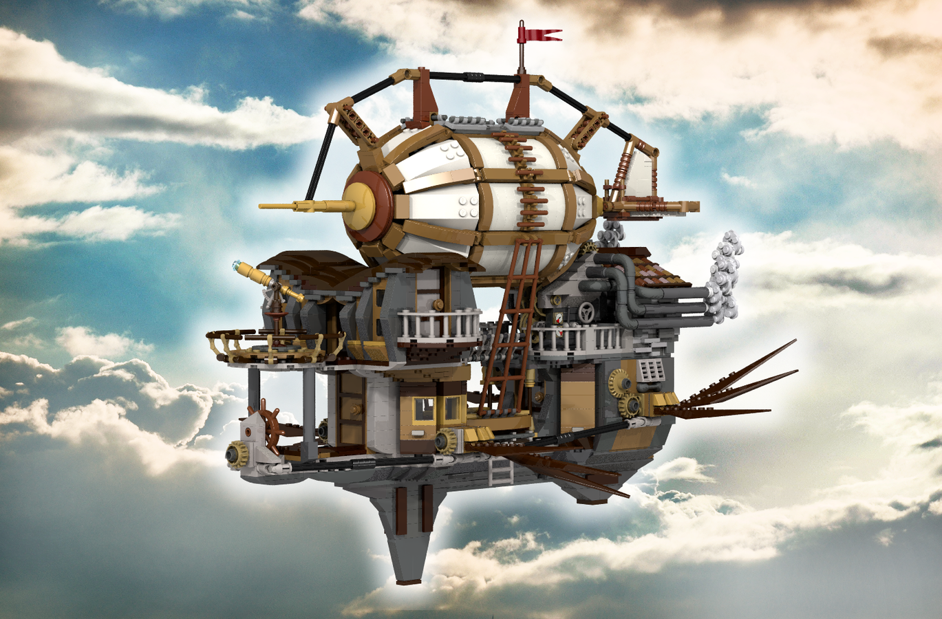 LEGO IDEAS - Steampunk Airship "Pegasus"