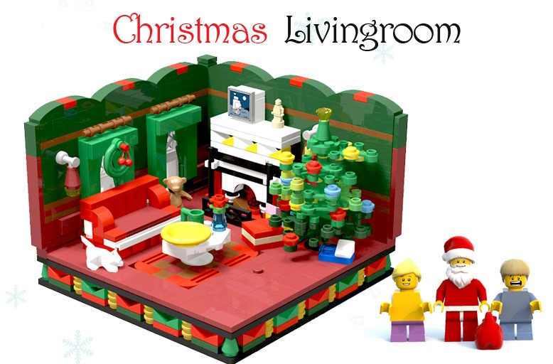 LEGO IDEAS - Christmas Livingroom