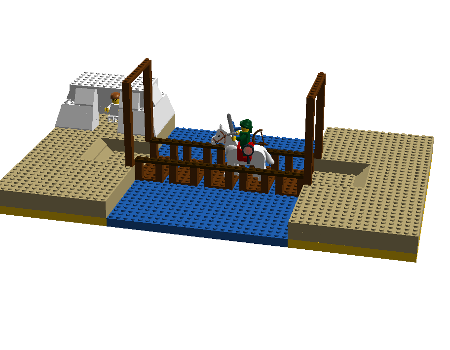LEGO IDEAS - The Legend of Zelda: Gerudo Valley Bridge