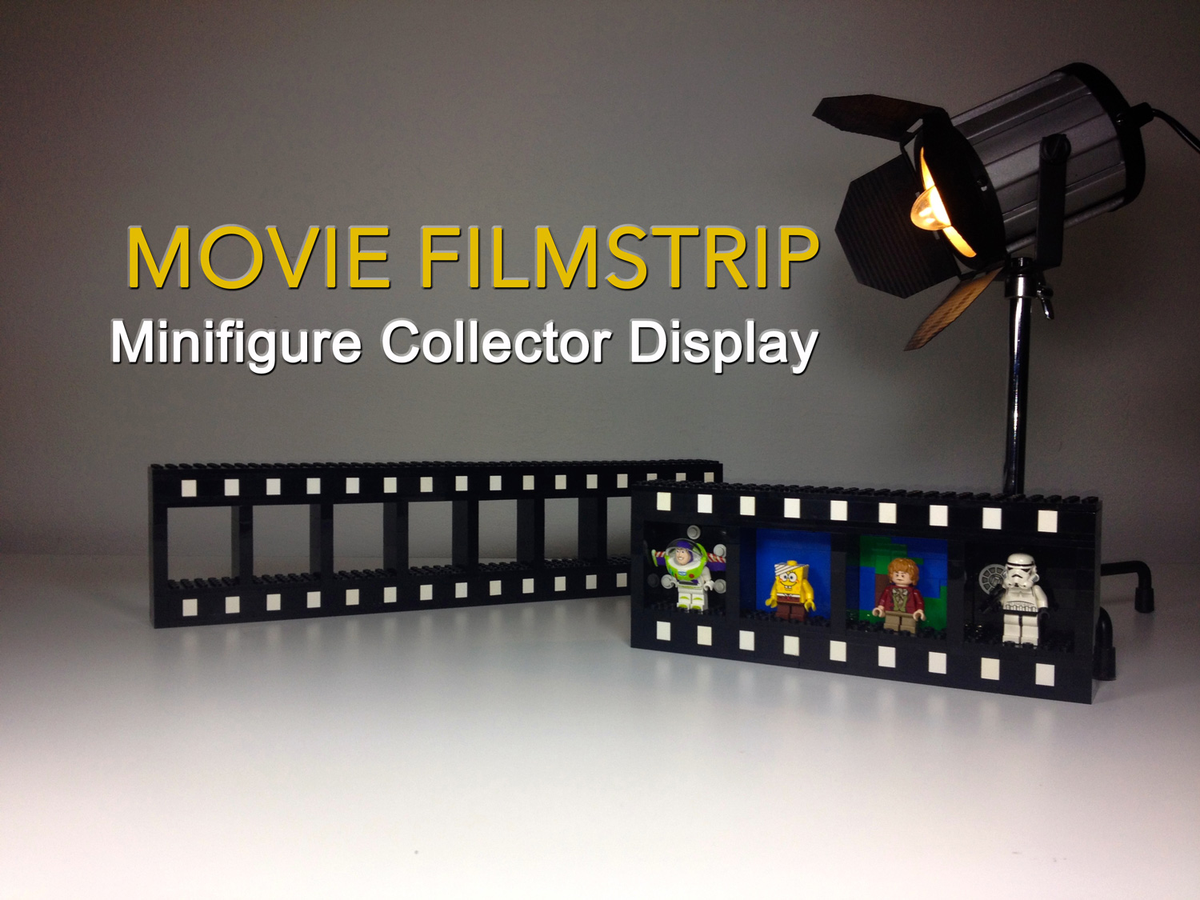 LEGO IDEAS - MOVIE FilmStrip . Minifigure Collector Display