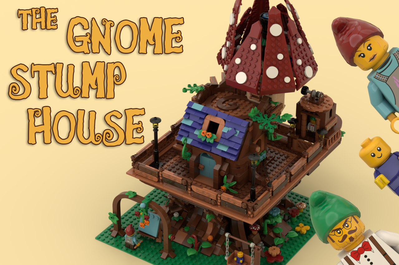 LEGO IDEAS - The Gnome Stump House