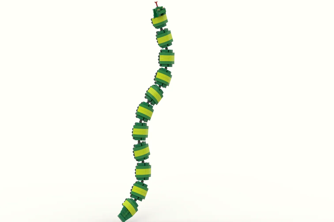 LEGO IDEAS - Wall Mounted Snake