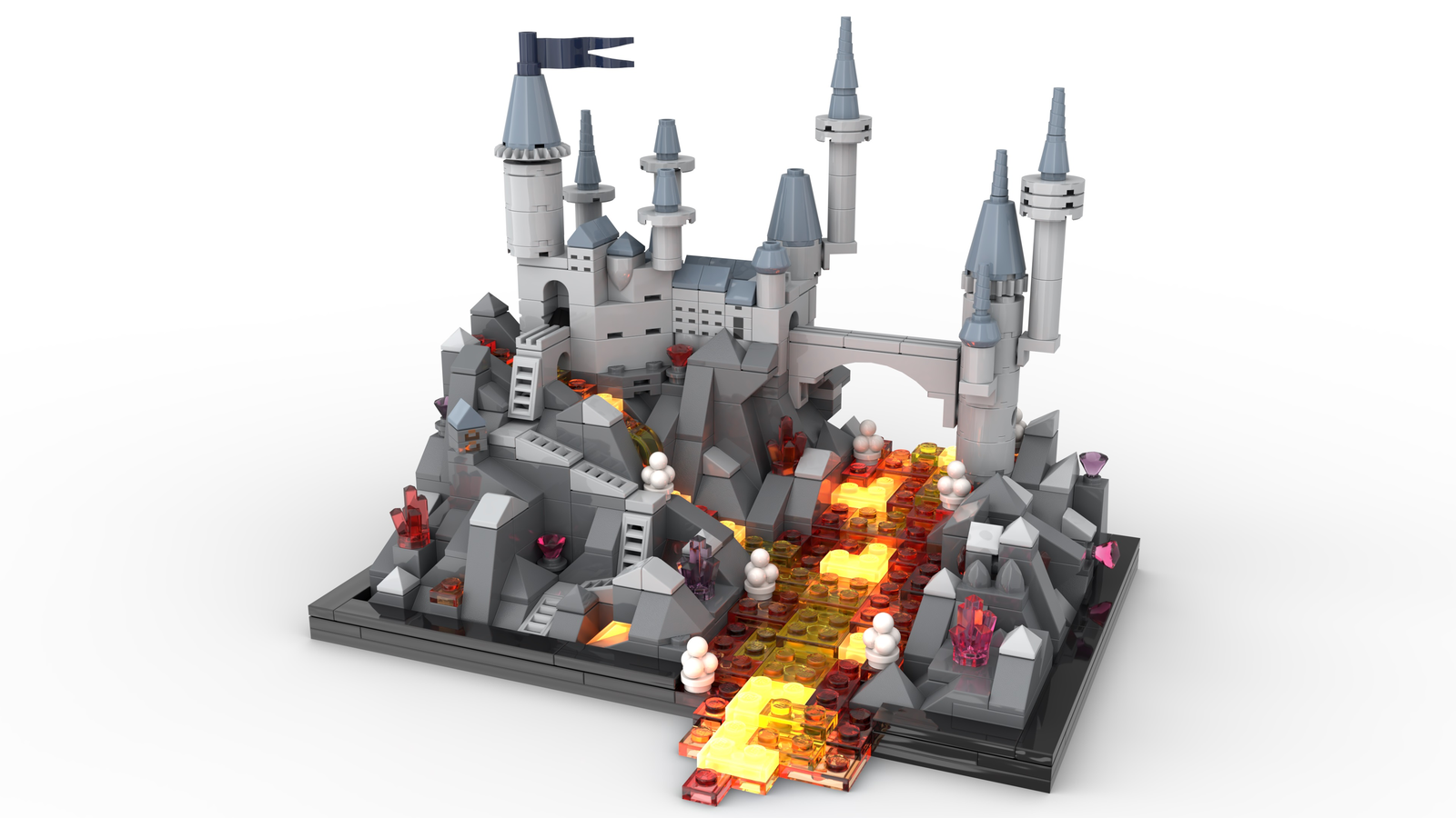 Minecraft Lava Castle