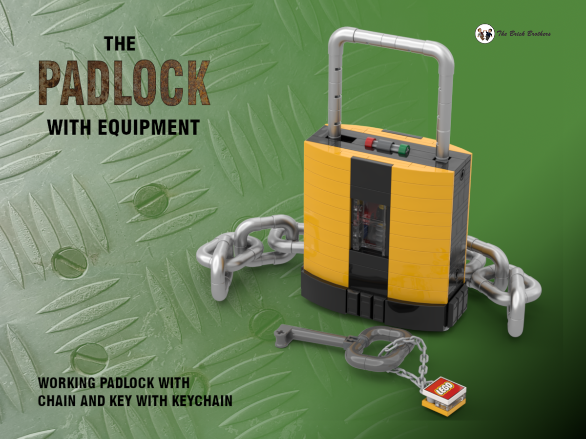 LEGO IDEAS - Working Padlock With Equipment