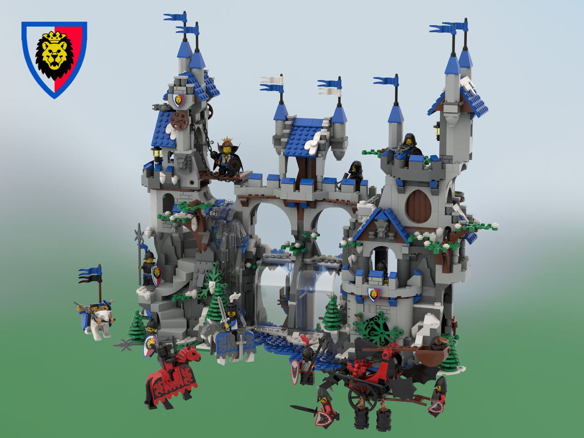 LEGO IDEAS - Lego Castle Winterlands Frozen Falls Fortress
