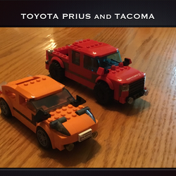LEGO IDEAS - Toyota Prius and Tacoma (New and Improved)