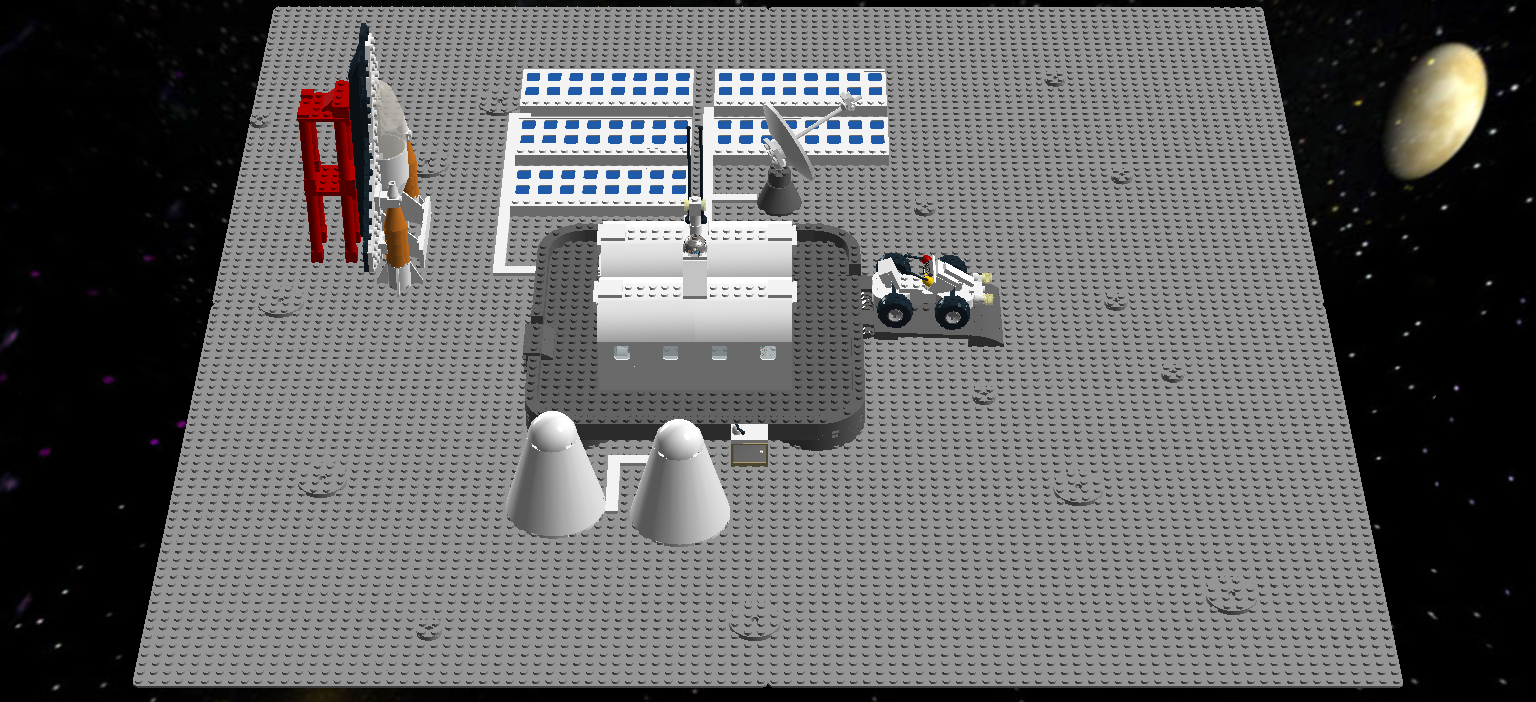 LEGO IDEAS - Moon Base 001