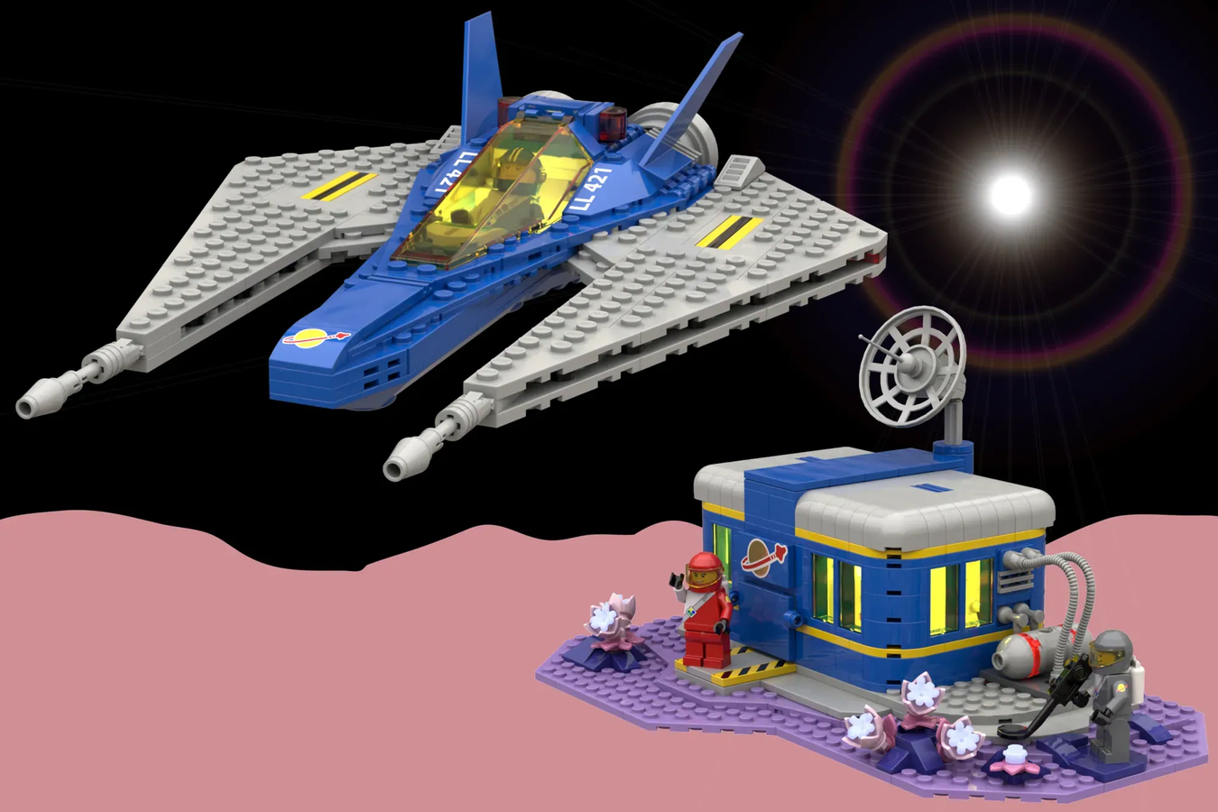 LEGO IDEAS - Purple Rocks