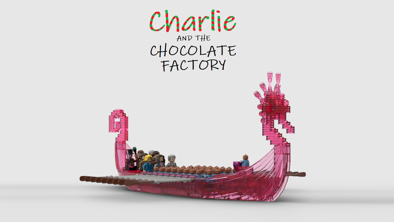 Willy Wonka Pink Boat