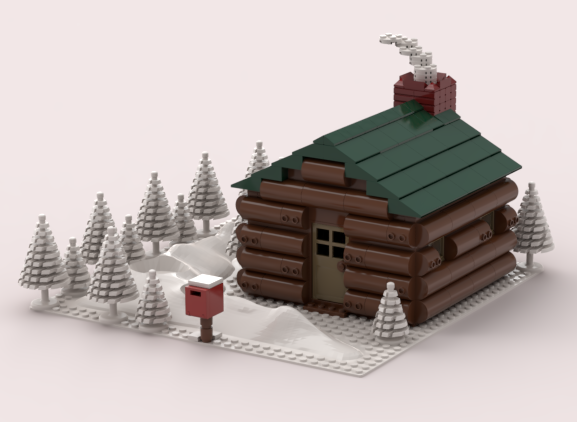 LEGO IDEAS - Winter Log Cabin