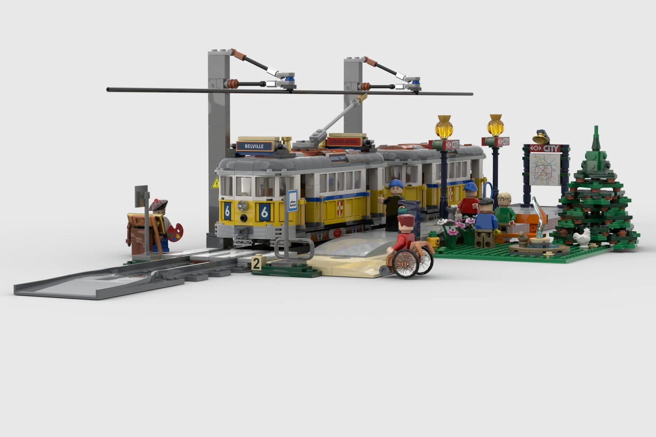 LEGO IDEAS - Tram With Trailer