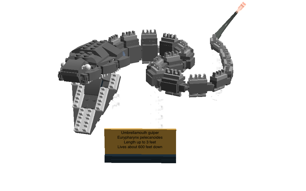 LEGO IDEAS - Umbrellamouth Gulper Eel