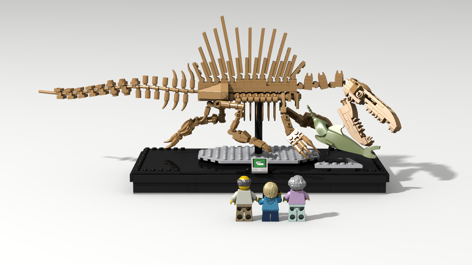 LEGO IDEAS Spinosaurus Skeleton