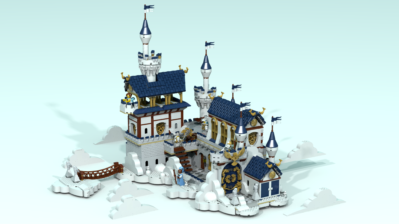 LEGO IDEAS - Phantasy Realms - Cloud Fortress - Castle in the Sky
