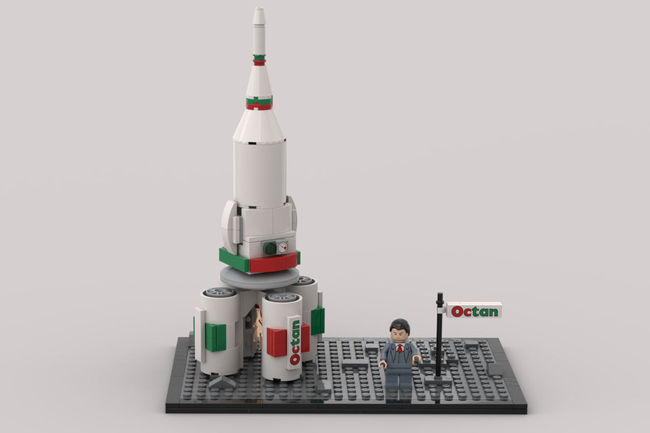 LEGO IDEAS - Octan Lands on the Moon First?