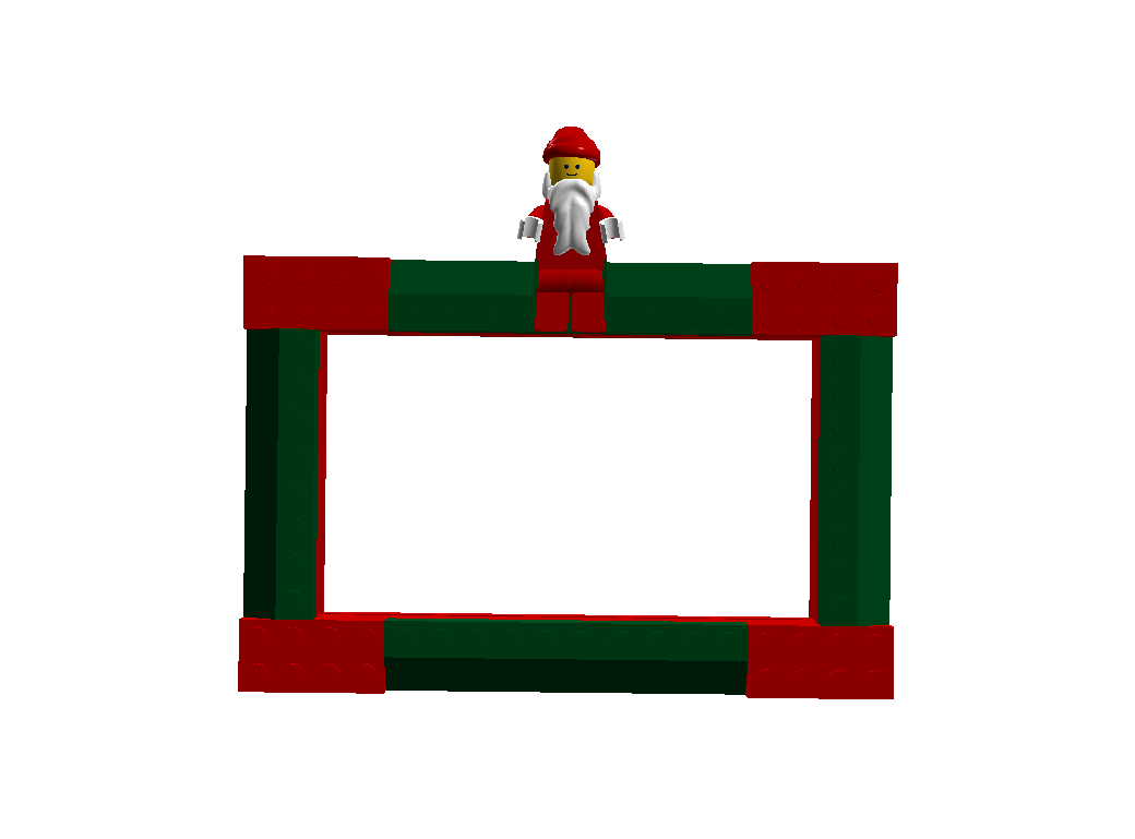 LEGO IDEAS - Christmas 4x6 Picture Frame