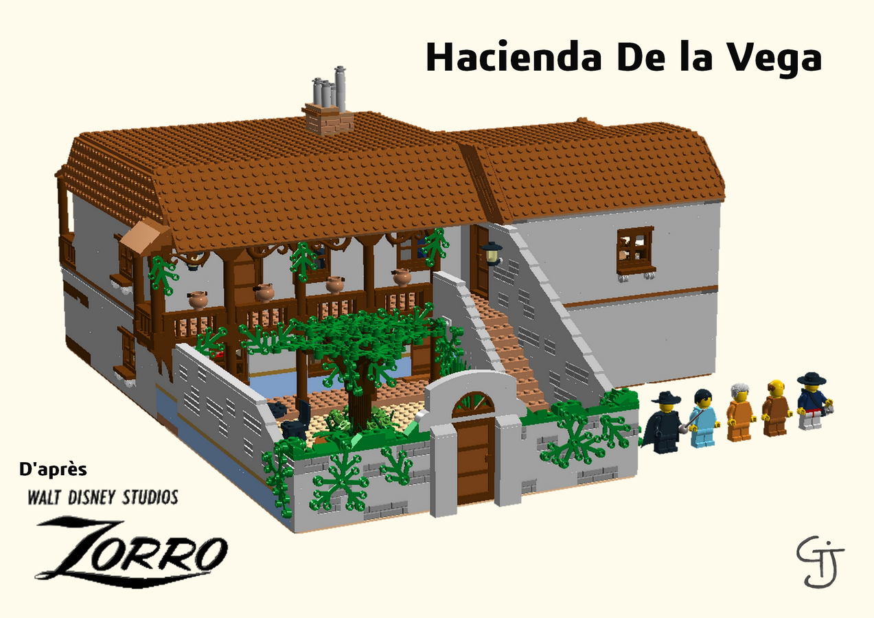 LEGO IDEAS - De la Vega's Hacienda - From Walt Disney's Zorro