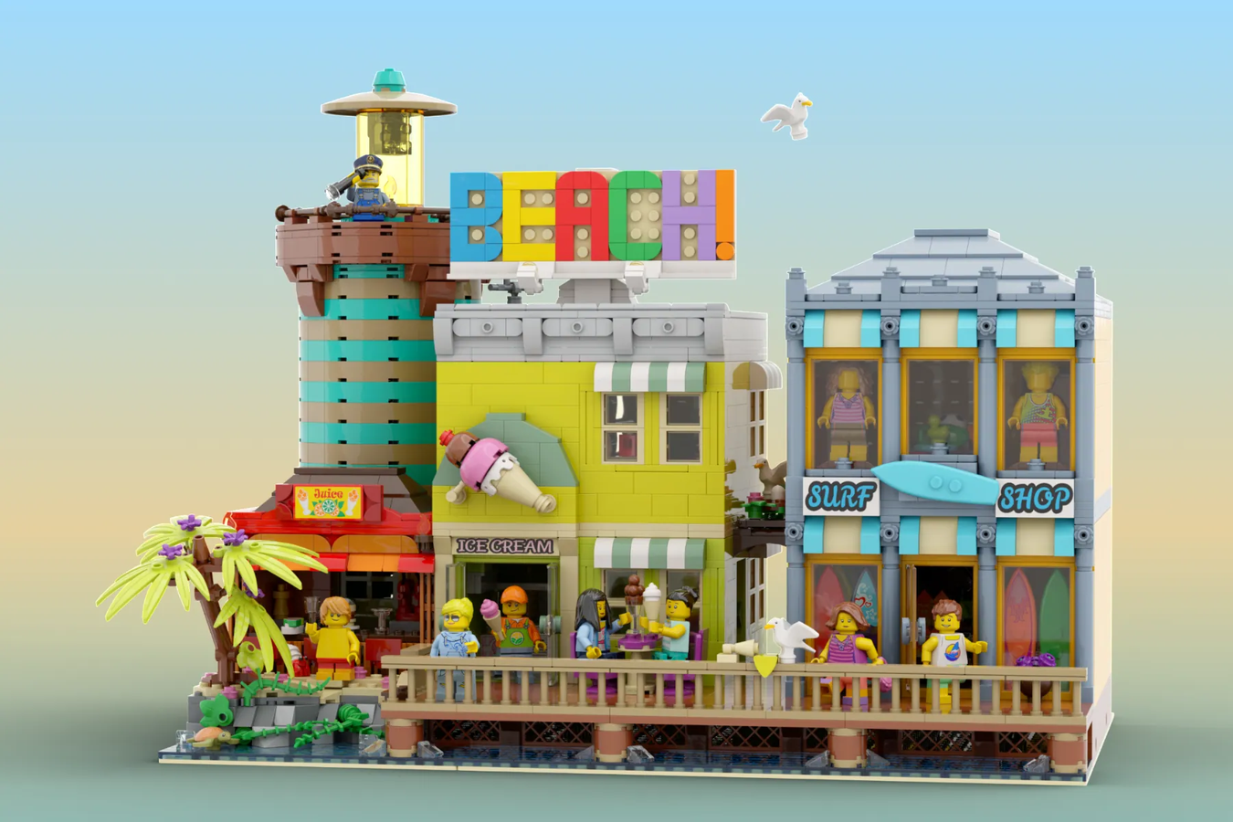 LEGO IDEAS - Beachside Shops