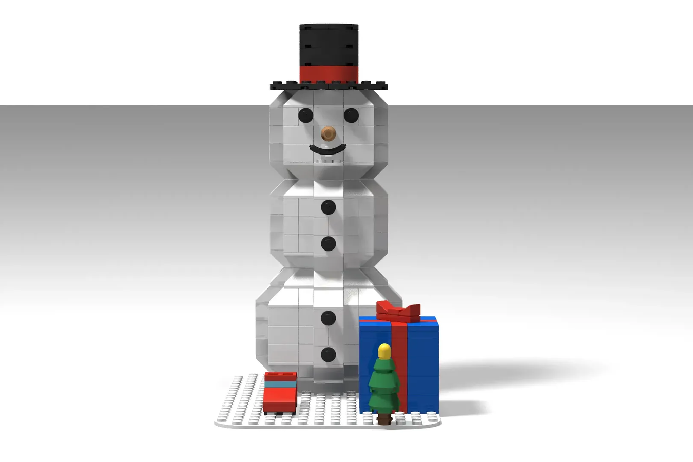 LEGO IDEAS - New Year's LEGO Snowman.