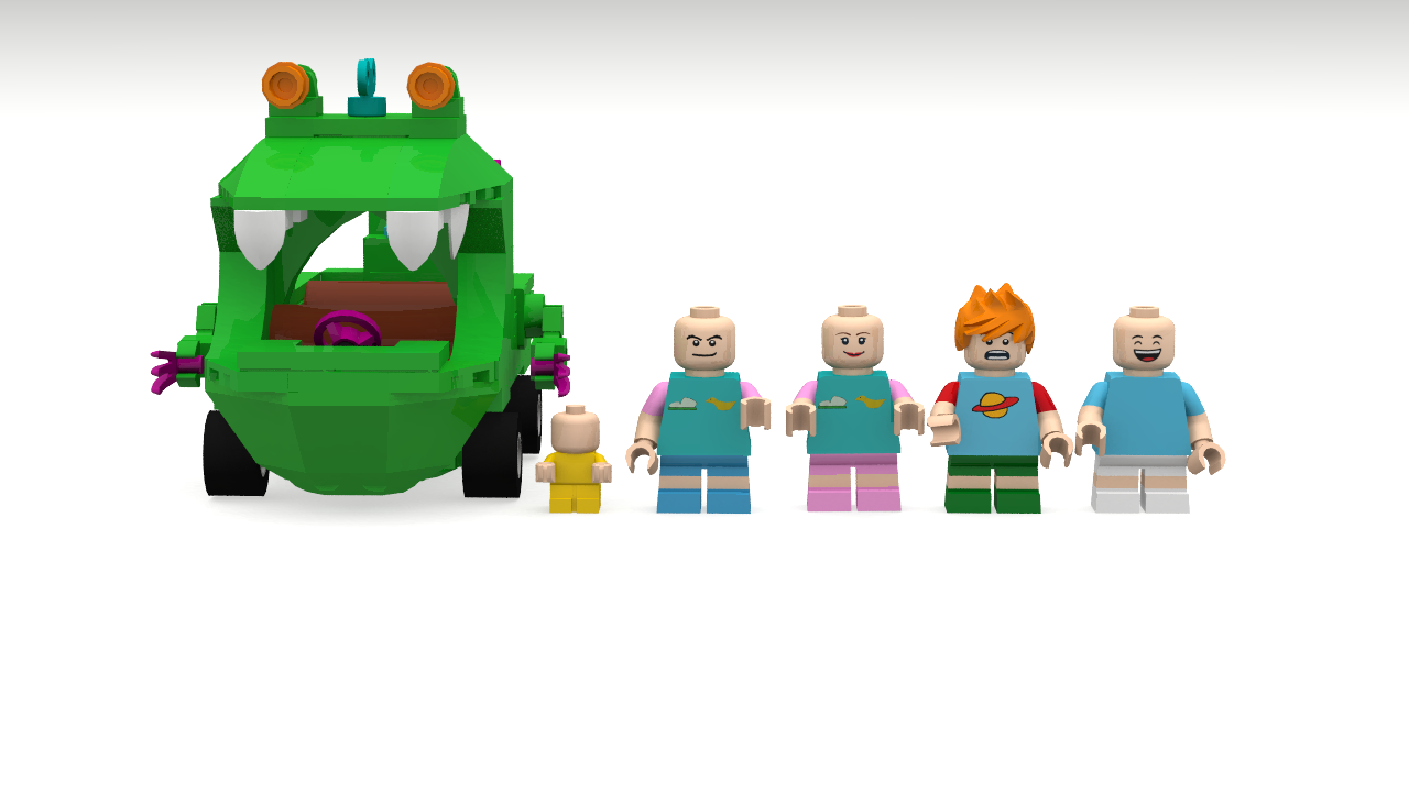 Rugrats Reptar Wagon Toy