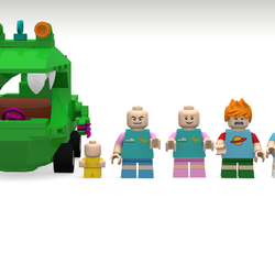 LEGO IDEAS - - Rugrats Reptar Wagon