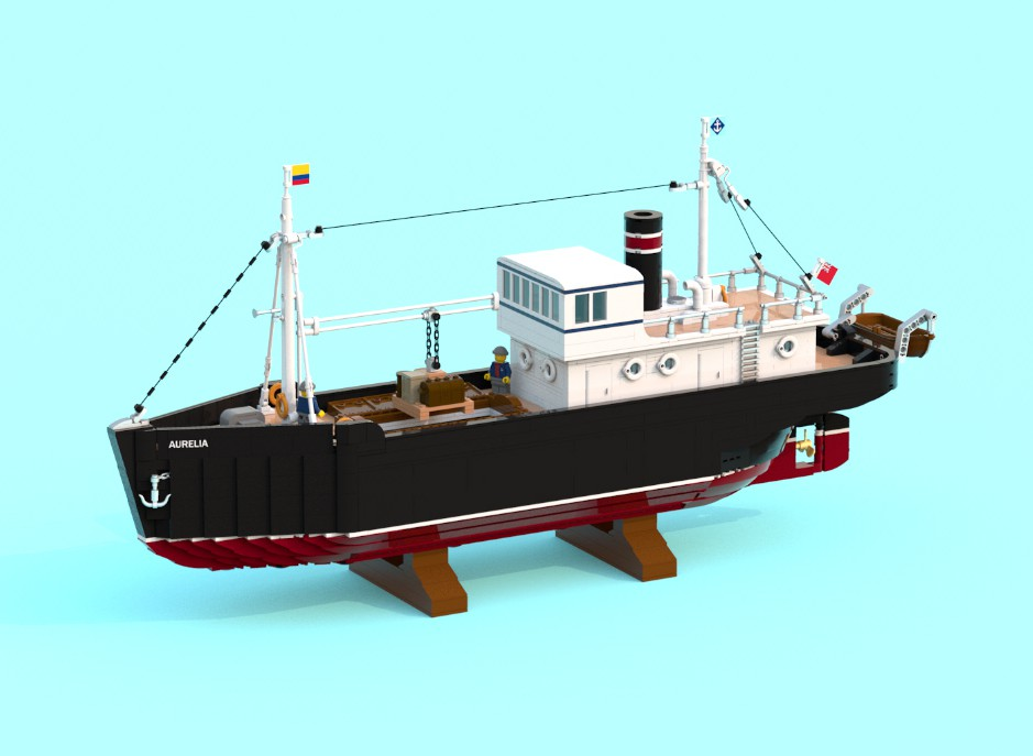 LEGO IDEAS - Classic Cargo Ship Aurelia