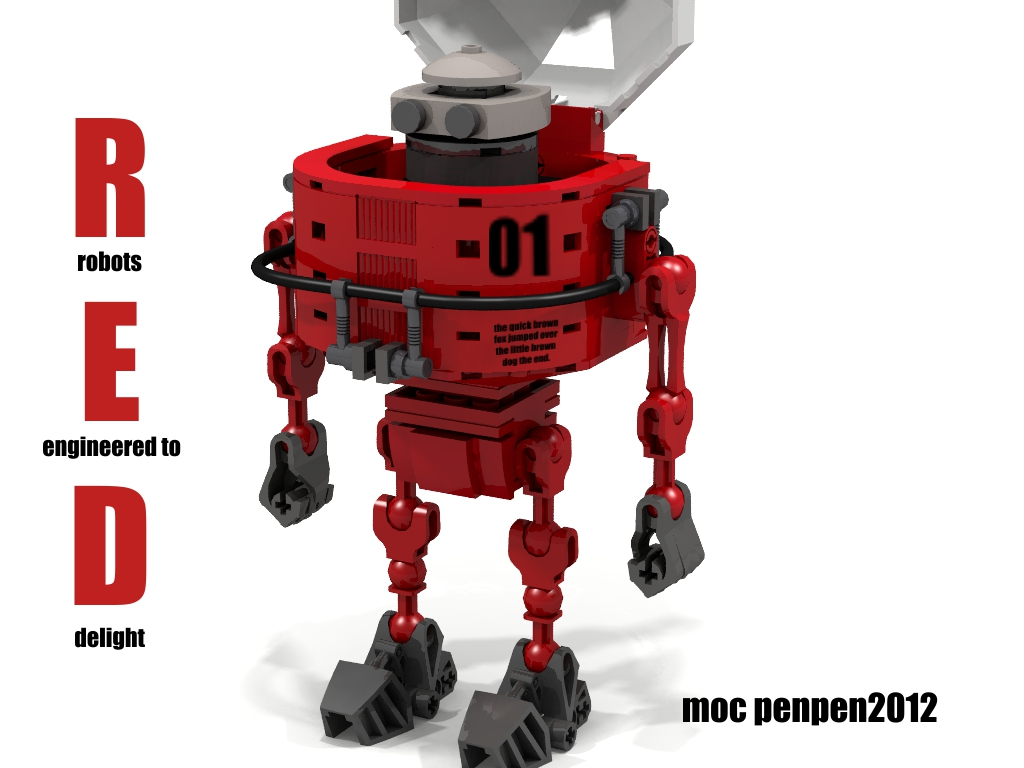 LEGO IDEAS - RED - Robots Engineered to Delight
