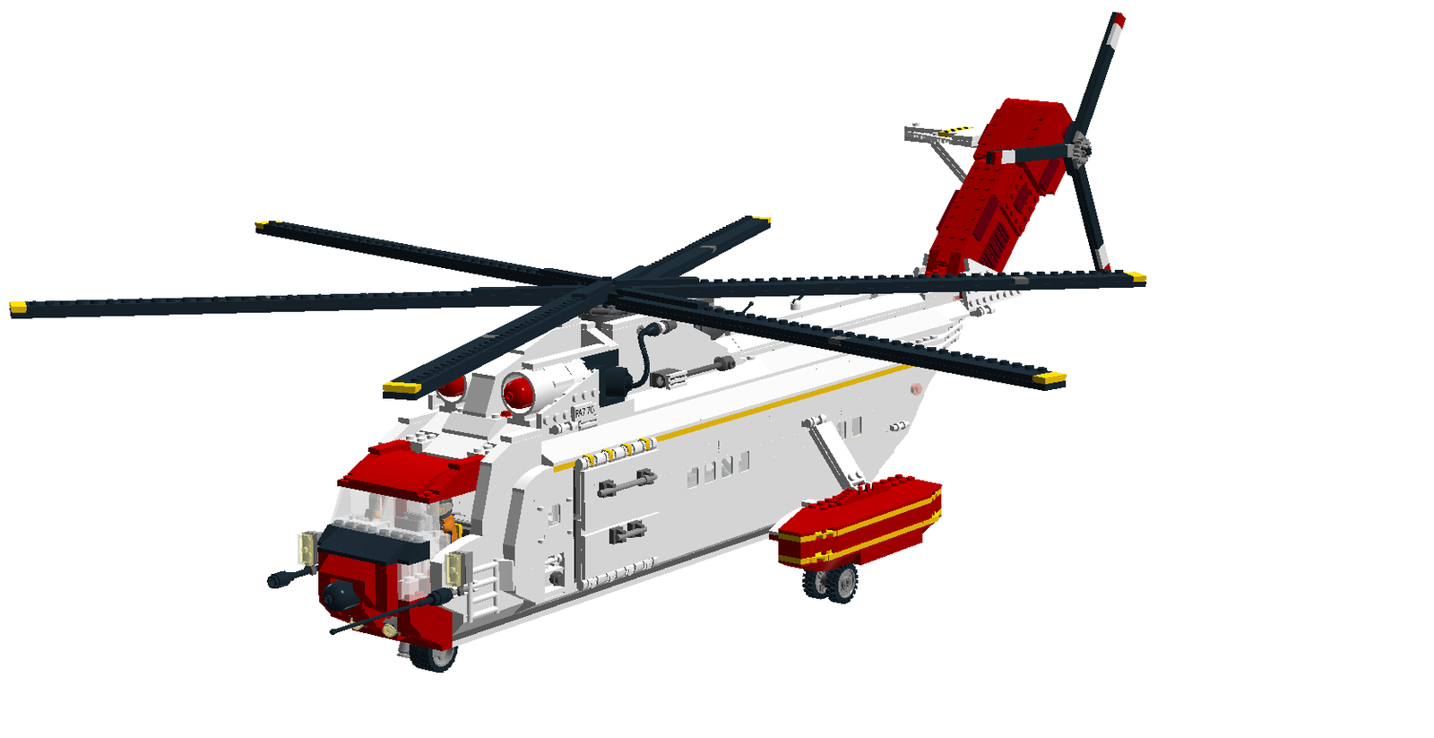 Lego Coast Guard Helicopter Instructions