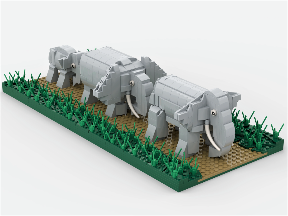 LEGO IDEAS - Elephant March
